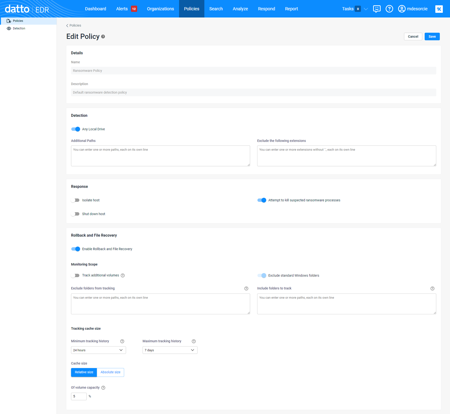 Understanding Datto EDR's ransomware detection